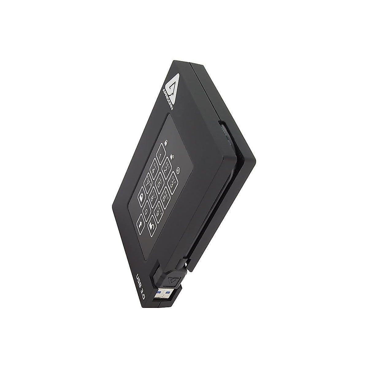 Apricorn 2TB Aegis Padlock Fortress FIPS 140-2 Level 2 Validated 256-Bit Encrypted USB 3.0 Hard Drive with PIN Access (A25-3PL256-2000F)