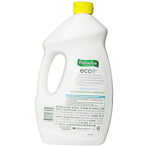 Palmolive Eco Dishwasher Detergent Gel, Lemon Splash - 45 ounce (Pack of 3) - Packaging May Vary