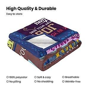 Sqovulw New Job Gift for Women, Promotion Gifts for Women, Congratulations Gifts for Women, New Job Gift for Coworker Leaving for New Job Going Away, Congratulations Promotion Gift Blanket 60x50 Inch