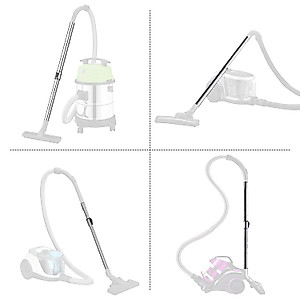 Huiaway 1 1/4 inch 32mm Chrome Telescopic Hose Metal Vacuum Wands Hose Vacuum 1.25inch Extension Wand Extends to 31.9 Inch Long for Most Brand Vacuum