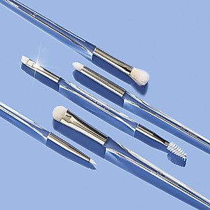 e.l.f. Precision Eyeshadow Brush, Medium-Sized, Tapered, Soft, Synthetic, Luxurious, Blends, Highlights, Contours, Shades, Applies Color, Easy To Clean