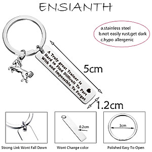 ENSIANTH Horse Trainer Gift Horse Trainer Appreciation Gift Leaving Gift for Horse Trainer Retirement Gift for Horse Trainer (Horse Trainer Keychain)