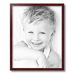 ArtToFrames 16x20 inch Cherry on Red Oak Wood Picture Frame, WOM0066-1343-YCHY-16x20
