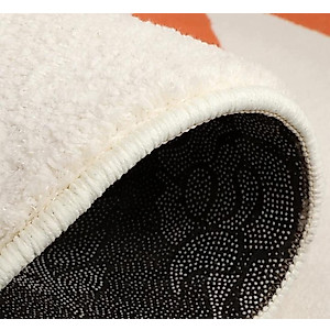 Turquoise Gold Marble Abstract Modern Round Area Rug for Livingroom Bedroom Ultra Soft Wool Circle Carpet Under Dining Table Office Circular Floor Rug 6ft