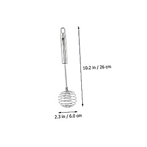 SHOWERORO Stainless Steel Beater Whisk Hand-held for Cooking Whisk for Sauce Beverage Non Design