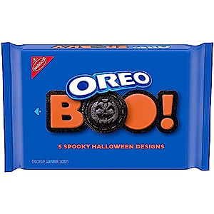 OREO Orange Creme Chocolate Sandwich Cookies, Limited Edition, Halloween Cookies, 18.71 oz