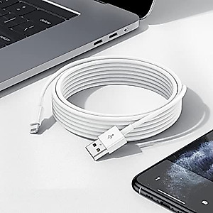 QZIIW [Apple MFI Certified iPhone Charger Cable 10 Ft, 3Pack Extra Long USB to Lightning Cable 10 Feet,Apple Charging Power Cord 10 Foot for iPhone 14 13 12 11 Pro Max Mini XR X 9 8 7Plus 6 6s ipad