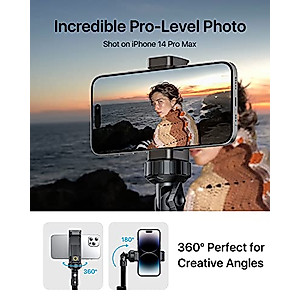 andobil 62'' iPhone Tripod Stand with Remote, Tripod for Samsung Galaxy S23 Ultra, Extendable Cell Phone Stand Lightweight Tripod Fit for iPhone 14 Pro Max, Samsung S22 S21, Android/Camera/GoPro