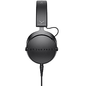 beyerdynamic 729906 DT 700 PRO X Closed-Back Studio Headphones for Recording & Monitoring Bundle with Deco Gear Full-Sized Headphone Case, Headphone Stand and Microfiber Cleaning Cloth