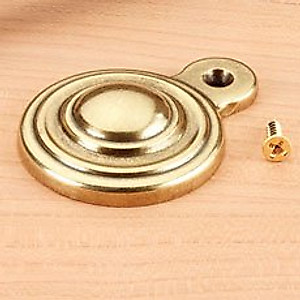 Sheraton-Style Bed Bolt Cover, 1-3/4" Diameter.