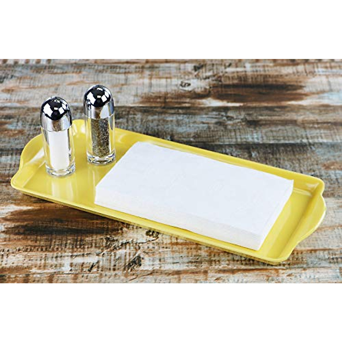 Calypso Basics, Sandwich Melamine Tidbit Tray, Lemon