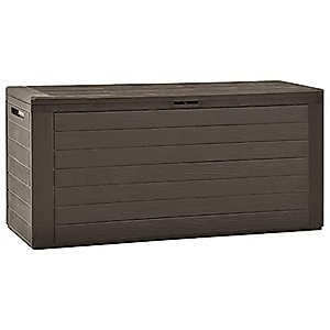 Canditree Outdoor Storage Box, Deck Box Storage Container for Patio Furniture Cushions, Garden Tools, Pool Toys (76.6 gal)