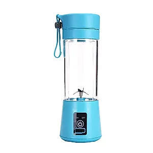 Portable Blender, Personal Mixer Fruit Rechargeable with USB, Mini Blender for Smoothie, Blue