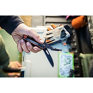 Gerber Gear Armbar Trade 8-in-1 Pocket Knife EDC Multitool with Blade, Pry Bar, and Hammer for Camping, Burnt Orange