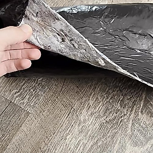 QuietWalk LV Luxury Vinyl, Laminate, or Wood Underlayment (Float, Glue, or Nail) w/Vapor Barrier- Sound Reduction, Compression Resistant, Moisture Protection 6'x60’ Roll (Covers 360 sf) QW360LV