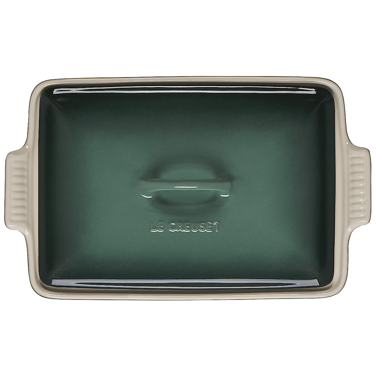 Le Creuset Stoneware Heritage Covered Rectangular Casserole, 4 qt. (12" x 9"), Artichaut