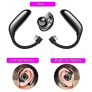 YOUOOK Wireless Earbuds Bluetooth5.0 Headphones 20hrs Playtime Sport Earphones with Stereo Deep Bass Ear Buds with Earhooks Waterproof in-Ear Built-in Mic Headset for Running Workout