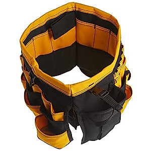 Custom Leathercraft4122 In & Out Bucket, 61 Pocket, Black/Yellow