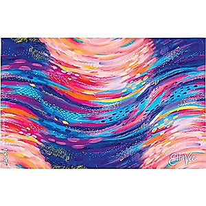 Tervis Etta Vee Happy Abstract Made in USA Double Walled Insulated Tumbler Travel Cup Keeps Drinks Cold & Hot, 16oz, Classic