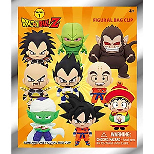 Toei Animation Dragon Ball Z Series 1 - 3D Foam Bag Clip in Blind Bag, Multi Color