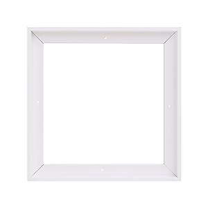 PIXY CANVAS Floater Frame 8x8 for 3/4 (0.75) inch Deep Canvas Paintings/Canvas Prints/Wood Canvas Panels/Wall Art/Wall Decor/Home Decor/Artwork (White, 8 x 8 inch, Square)