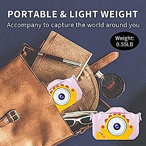 Digital Cameras for Kids Compact Waterproof Action Camera Ultra HD Video, 20MP Frame Grabs, Image Sensor, Live Streaming, Stabilization，Digital Camera Full HD Video Camera (Color : B)