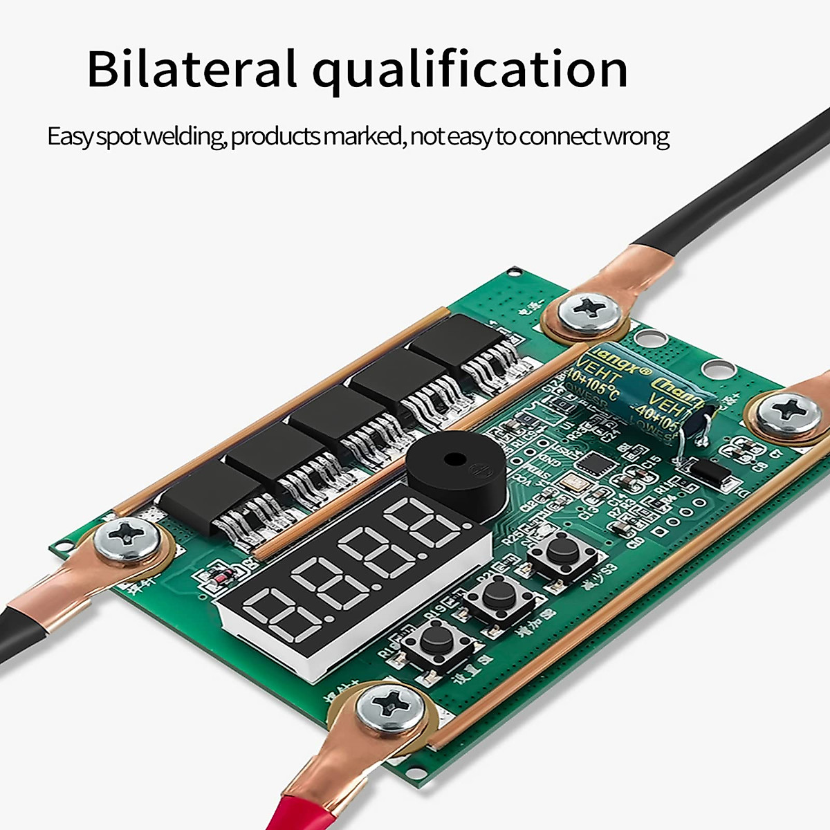 Yuisle Portable Spot Welder Kit for Welding 18650 Battery Spot Device 0.1-0.15mm Nickel Sheet 10-15V Service Power Portable spot Welder Pen