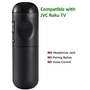 Remote Control Replacement for JVC Roku TV LT-32MAW388 LT-40MAB588 LT-43MAW588 LT-49MAW598 LT-50MAW595 LT-65MAW595