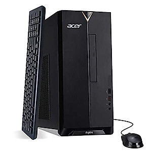 Acer Aspire TC-1660-UR17 Desktop | 10th Gen Intel Core i5-10400 6-Core Processor | 12GB 2666MHz DDR4 | 512GB NVMe M.2 SSD | 8X DVD | Intel Wireless Wi-Fi 6 | Windows 10 Professional