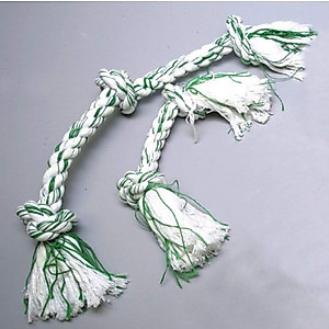 Petmate Booda Fresh N Floss 3 Knot Tug Rope Dog Toy, Large, Spearmint