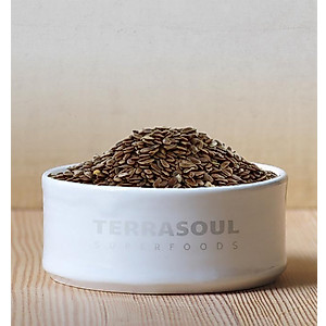 Terrasoul Superfoods Organic Brown Flax Seeds, 2 Pound