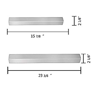 Kalomo Grill Flavorizer Bar for 7538 Weber Genesis 1000-5000, Genesis II, Genesis I - IV, BBQ Gas Grill Replacement Parts Accessories Stainless Steel Grill Heat Plates Tent Shield Burner Cover,13-Pack