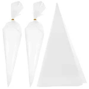 POPETPOP 50pcs Construction Pointing Bag Tear Resistant Grout Bags Cement Piping Tool Grout Float Grout Sealer Bag Tile Sealer Bag Tool Sanded Grout White Thicken Masonry or Piping Tip