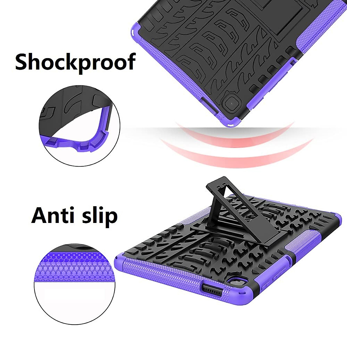 MaoMini for Samsung Galaxy Tab A7 Lite Case 2021 Release 8.7 inch Tablet Model (SM-T220 / T225),Kickstand Heavy Duty Cover (Blue)