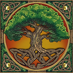 Diymood DIY 5D Diamond Painting Tree Life, Diamond Painting Kits for Adults, Round Full Drill Paint with Diamond Arts Canvas Crafts Cross Stitch Crystal Embroidery for Home Wall Decor Gift 12x12inch