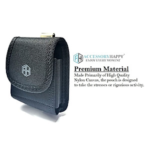 AH Premium 360 Rotating Military Grade Men Phone Belt Construction Holster Pouch, for Samsung Flip 4 5G, Z Flip 3 Holster, Mot Razr 5G