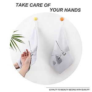 Lurnise Hand Towel Car Hand Towels Dish Towel Lanyard Design for Bathroom Kitchen Sports