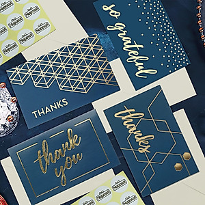 Nuposul Thank You Cards with Envelopes - 24 Blank Note Cards for All Occasion, Baby Showers,wedding, birthday party