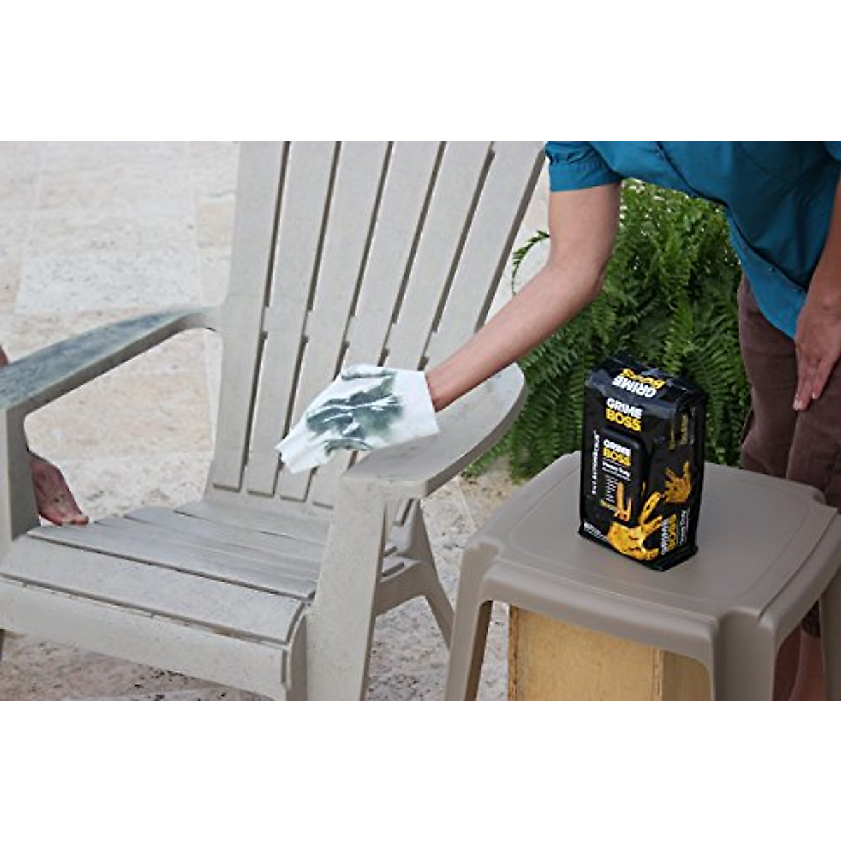 Grime Boss Heavy Duty Wipes (2 X 60Ct) Wet Wipes Used for Hands, Equipment, Tools, Garden, Automotive Easily Removes Oil, Grease, Paint and Dirt