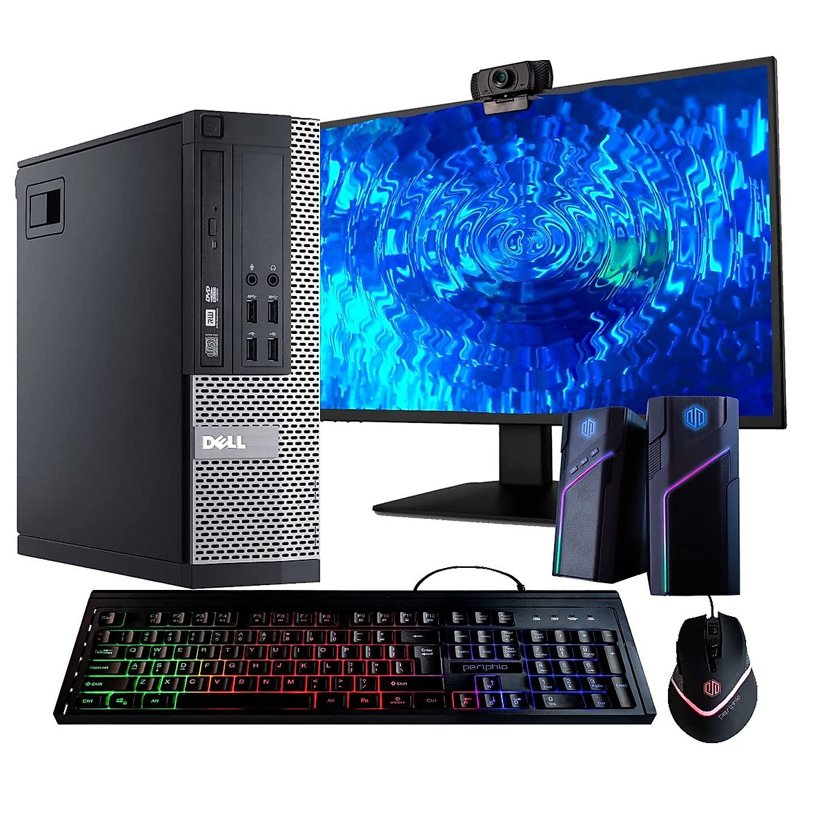 Dell Optiplex 7020 Desktop Computer | Quad Core Intel i5 (3.2) | 16GB DDR3 RAM | 500GB SSD Solid State | Windows 10 Professional | New 22in LCD Monitor | Home or Office PC (Renewed)