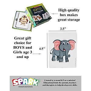 SPARK INNOVATIONS Animal Matching Cards, Kids Game, Memory Game with Animal Picture Cards, Toddler Games, Matching Game, Preschool Games