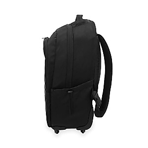 Everest unisex adults Wheeled Laptop Backpack, Black, One Size US