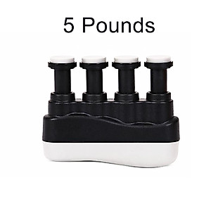 5 Pounds Piano Hand Grip Finger Trainer Black Adjustable Finger Power Device Training Grip Strengthener Hand Exerciser for Adult