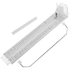 LABRIMP Drink Pusher Can Fridge White Refrigerator Bottle Organizer Drink Pusher Organizer Cabinet Storage Shelves Refrigerator Bottle Organizer Plastic Drink Puller Plastic Drink Pusher