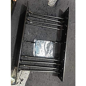 2 Pack Tool Storage Rack Heavy-Duty Metal Garage Wall Mount Organizer Holds Up to Max 200 lbs…