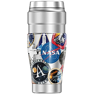THERMOS Nasa Nasa Misc Stickers STAINLESS KING Stainless Steel Travel Tumbler, Vacuum insulated & Double Wall, 16oz