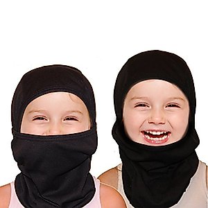 Black Ski Mask Youth Head Warmers for Football Youth Ski Mask Hood Football Ski Mask Youth Ski Mask Black Ski Mask for Kids Youth Face Mask Hunting Black Kids Ski Mask Hunting Face Mask for Kids