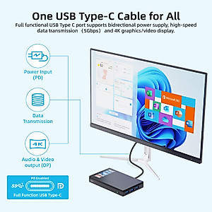 MeLE Mini PC, Quieter3C Fanless Mini Computer N5105 16GB 512GB Windows 11 Pro USB-C 4K Triple Display WiFi 6 BT5.2 Gigabit Ethernet Micro PC Support M.2 SSD on Business Industrial IoT Office Home