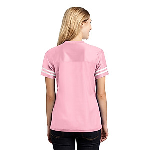 SPORT-TEK Ladies PosiCharge Replica Jersey F20 Light Pink/White