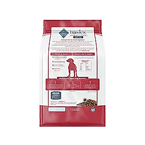 Blue Buffalo Basics Skin & Stomach Care, Grain Free Natural Adult Dry Dog Food, Salmon & Potato 4-lb